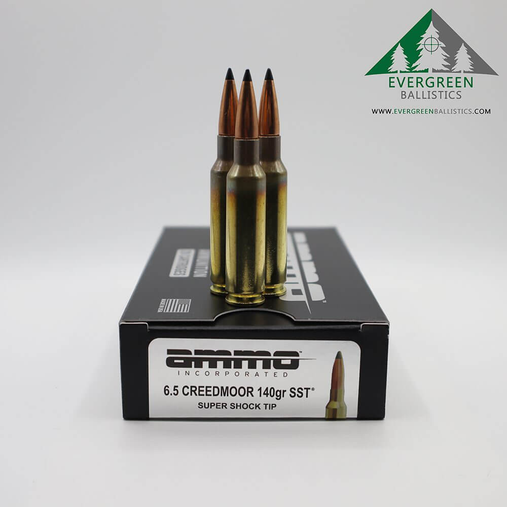 Ammo Inc 6.5 Creedmoor 140 Grain SST Ammo – Evergreen Ballistics