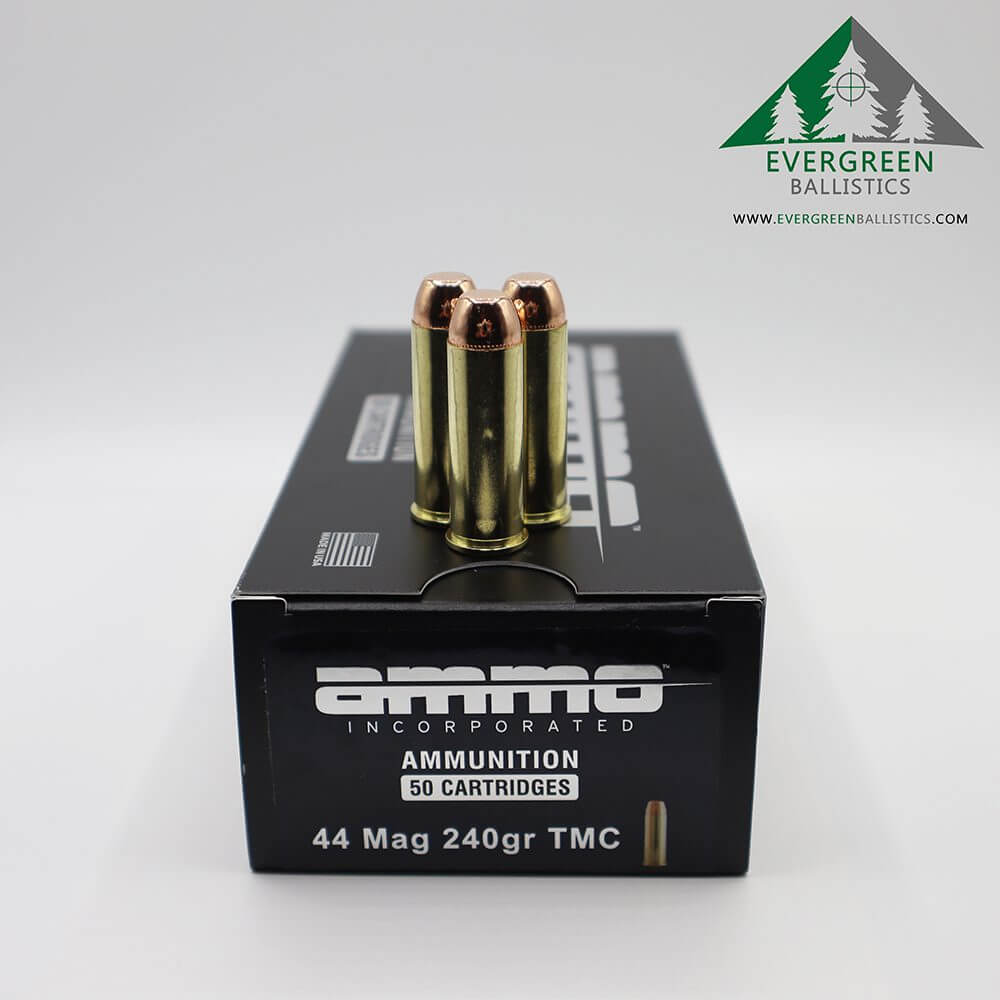 Ammo Inc 44 Magnum 240 Gr TMC – Evergreen Ballistics